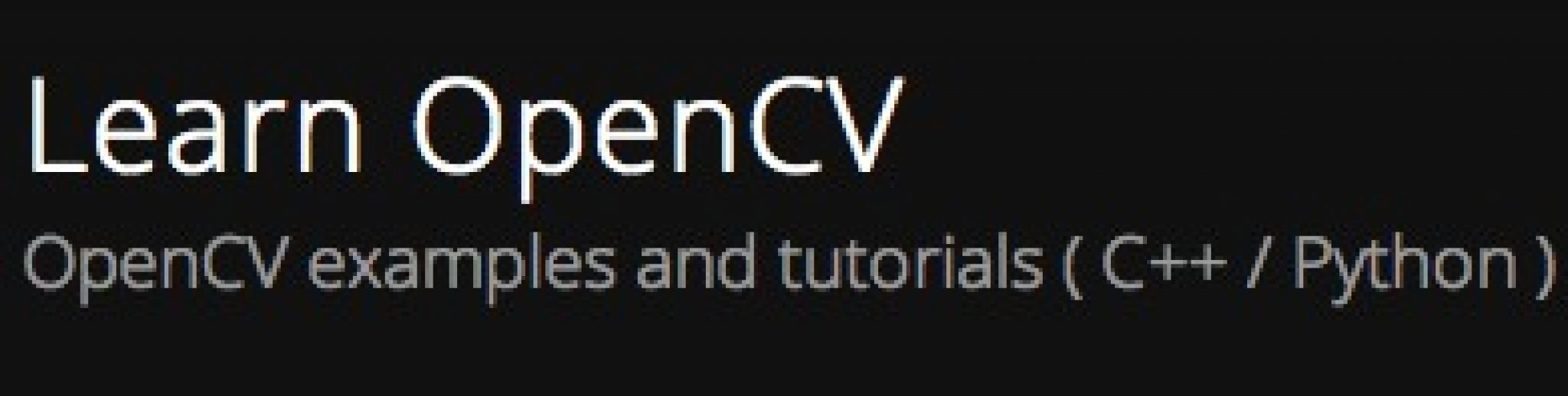 Learn OpenCV: Insights from a Computer Vision and Deep Learning ...