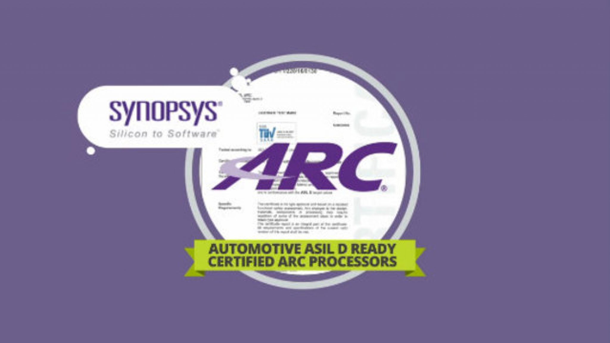 Synopsys Simplifies Automotive SoC Development with New ARC Functional Safety Processor IP ...