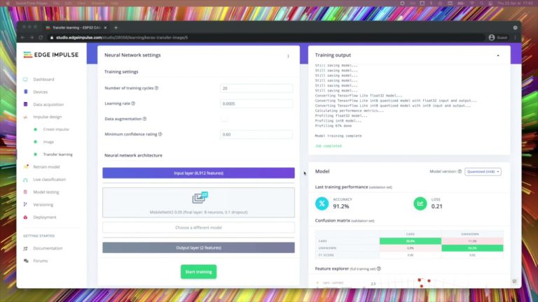 Edge Impulse Demonstration of an an Effective Image Classification ...