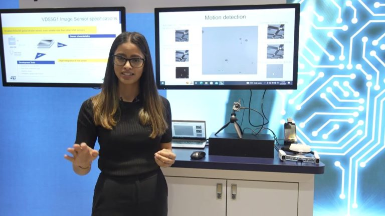 STMicroelectronics Demonstration of a Smart 0.6 Mpixel Global Shutter ...