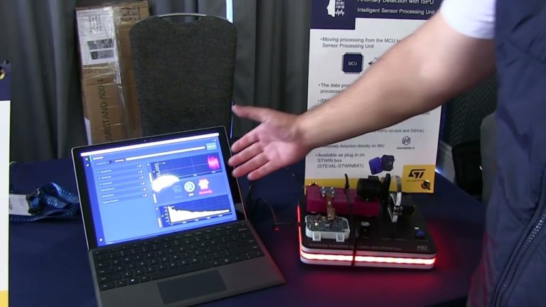 Stmicroelectronics Demonstration Of Anomaly Detection Using The Intelligent Sensor Processing