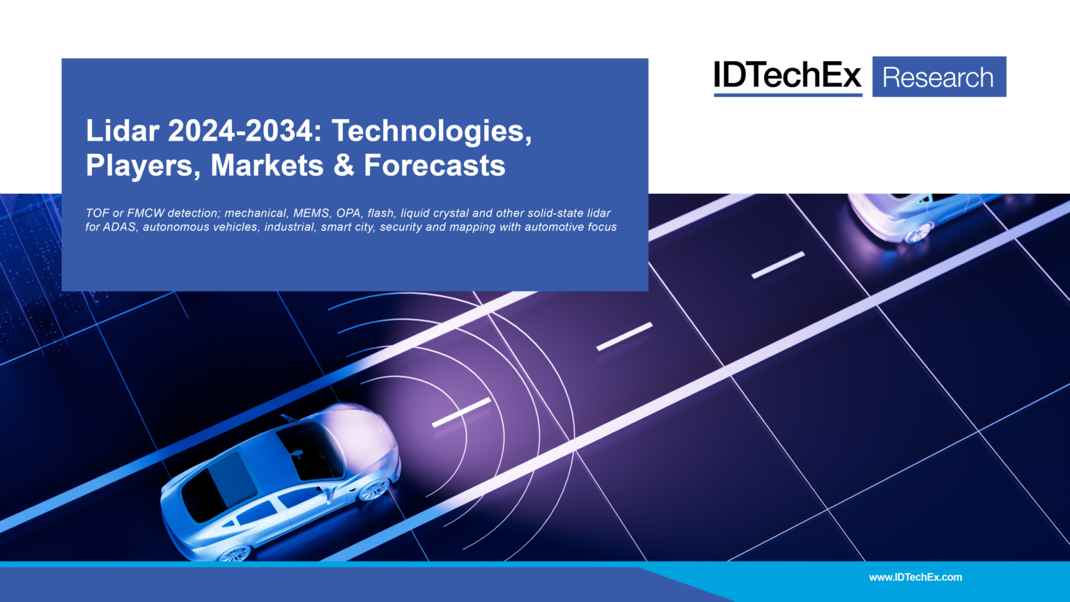 Lidar 2024-2034: Technologies, Players, Markets & Forecasts - Edge AI ...