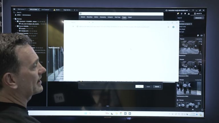 Network Optix Demonstration of Instantly Scalable AI Models Using the Nx AI Manager - Edge AI ...