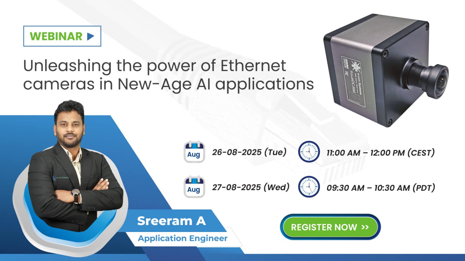 Upcoming Webinar Explores Ethernet Cameras for AI-driven Vision Systems ...