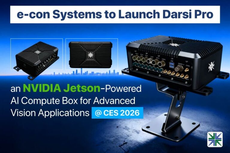 e-con Systems to Launch Darsi Pro, an NVIDIA Jetson-Powered AI Compute ...