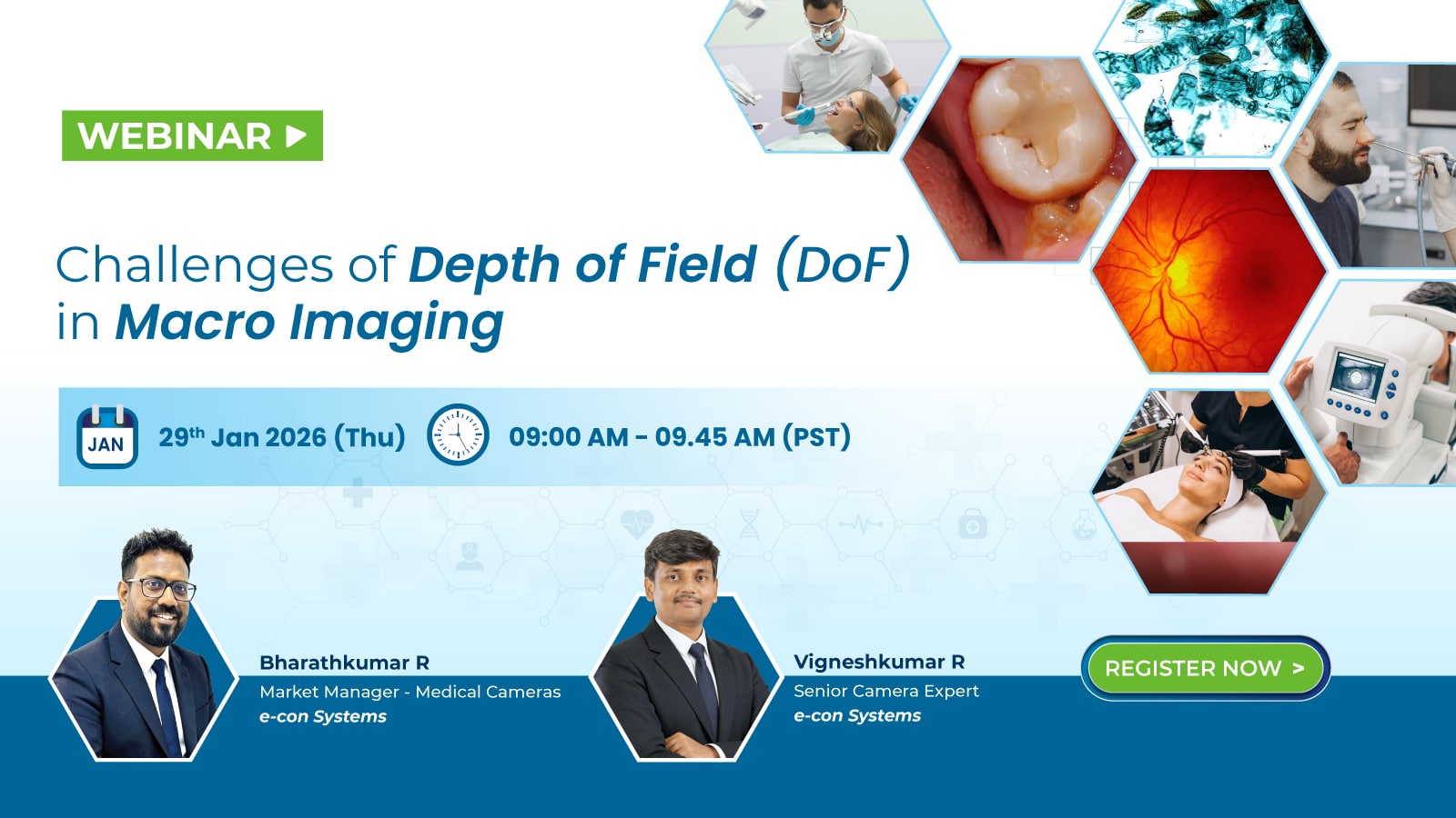 Upcoming Webinar on Challenges of Depth of Field (DoF) in Macro Imaging ...