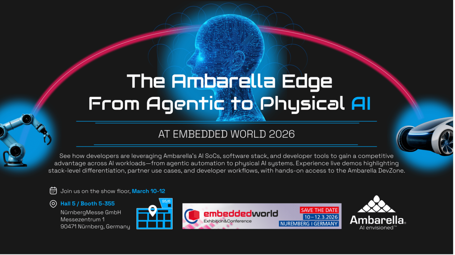 Ambarella to Showcase “The Ambarella Edge: From Agentic to Physical AI ...