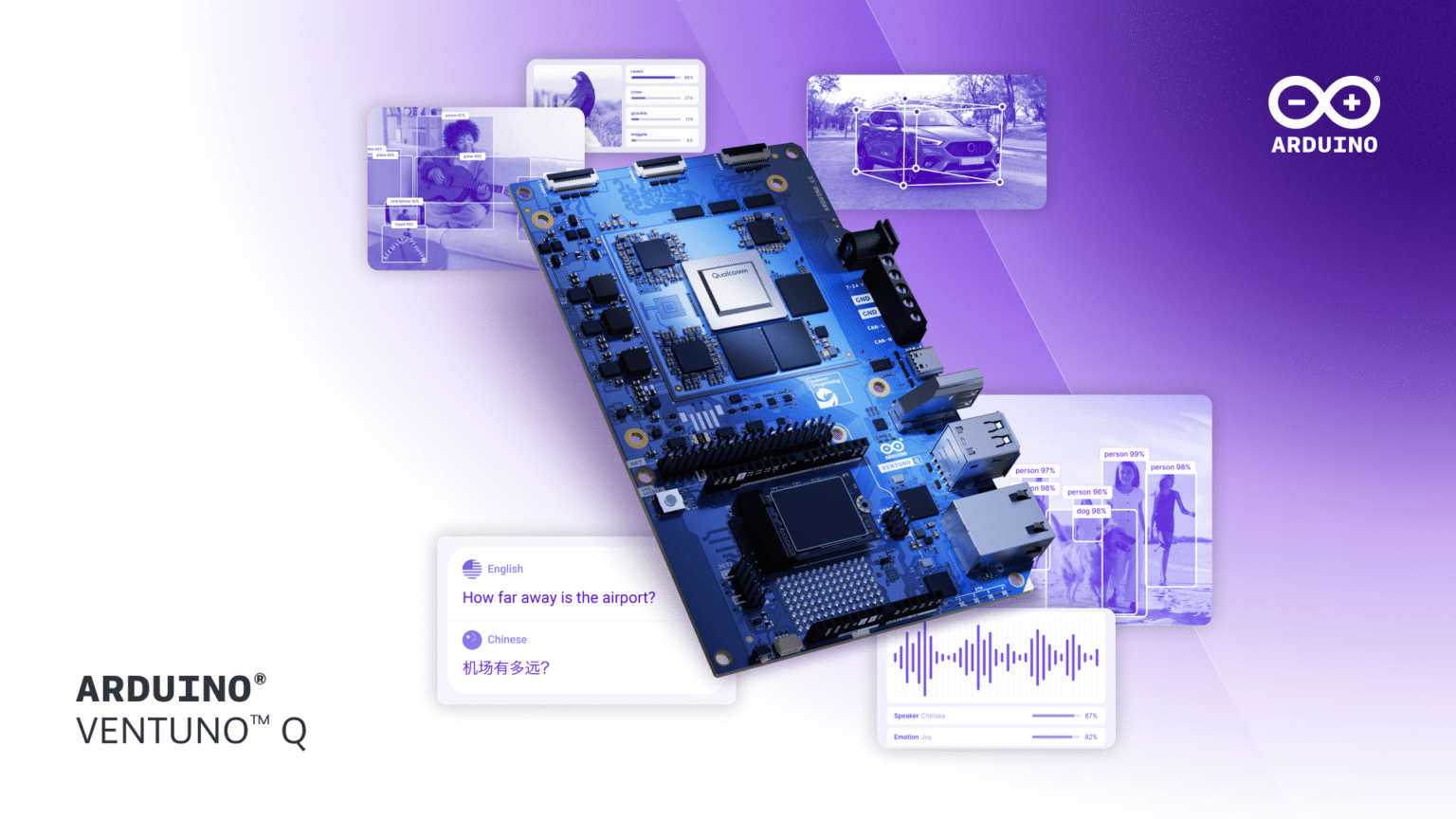 Arduino Announces Arduino VENTUNO Q, Powered by Qualcomm Dragonwing IQ8 ...